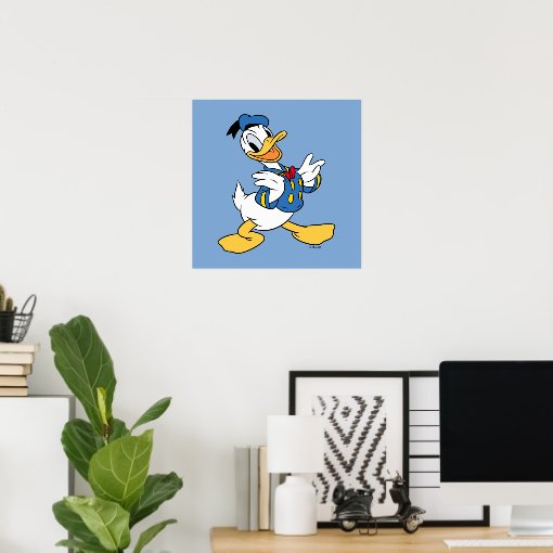 Donald Duck | Proud Pose Poster | Zazzle