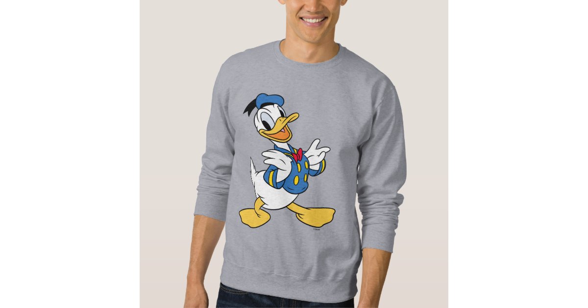 Donald Duck | Proud Pose Sweatshirt | Zazzle