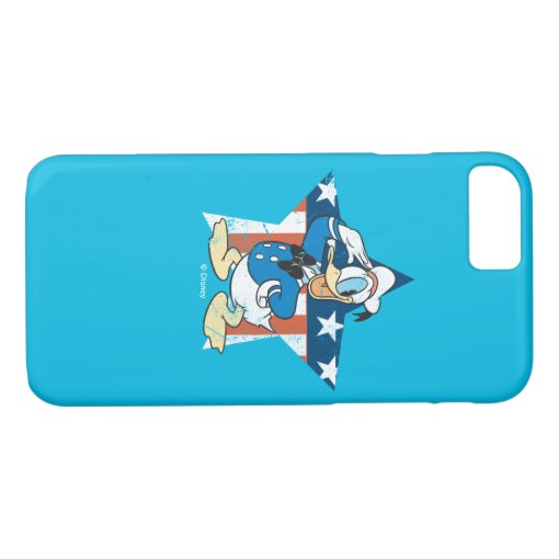 Donald Duck | Salute with Patriotic Star Case-Mate iPhone Case | Zazzle