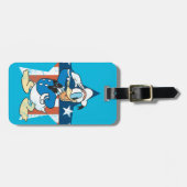 Donald Duck | Salute with Patriotic Star Luggage Tag | Zazzle