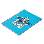Donald Duck | Salute with Patriotic Star Notebook | Zazzle