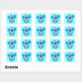Donald Duck Square Sticker | Zazzle