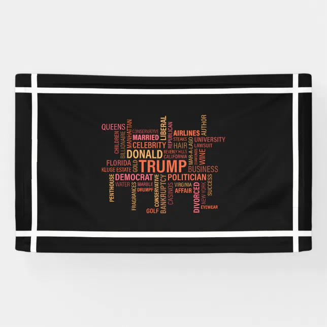 Donald j Trump 2016 Candidate Presidential Banner | Zazzle