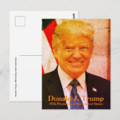 Donald J. Trump, 45th President of United States Postcard | Zazzle