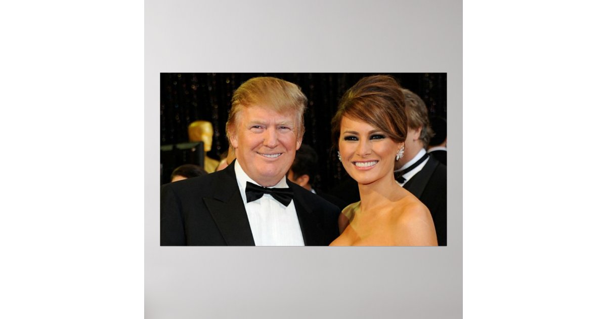 DONALD & MELANIA TRUMP POSTER | Zazzle