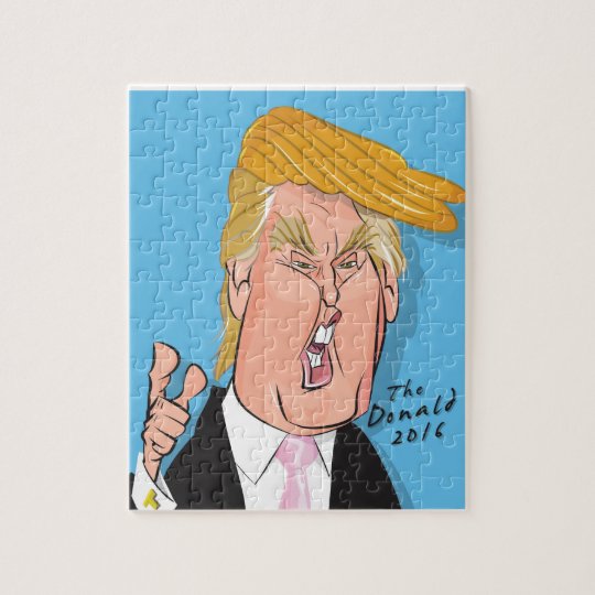 Donald Trump 2016 Cartoon Puzzle | Zazzle.com