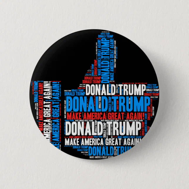 Donald Trump 2016 Presidential Candidate Pinback Button | Zazzle