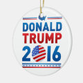 DONALD TRUMP 2016 Presidential Election Ceramic Ornament | Zazzle
