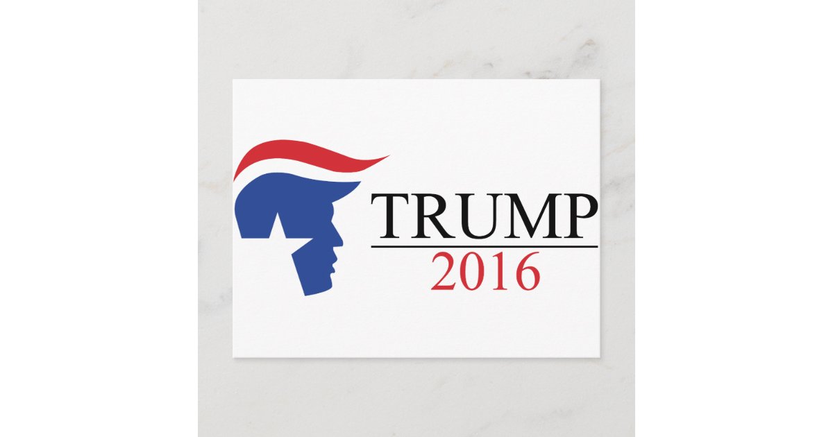 Donald Trump 2016 Presidential Logos Postcard | Zazzle