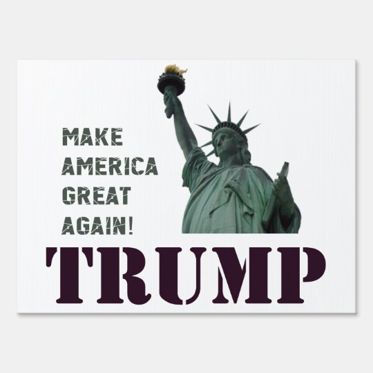 Donald Trump 2016 Yard Sign | Zazzle.com