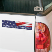 DONALD TRUMP 2020 BUMPER STICKER | Zazzle