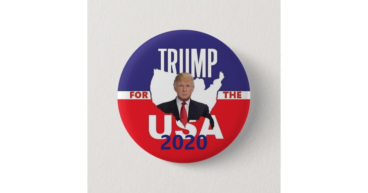 Donald TRUMP 2020 Button | Zazzle.com