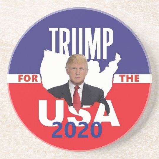 Donald TRUMP 2020 Coaster | Zazzle.com