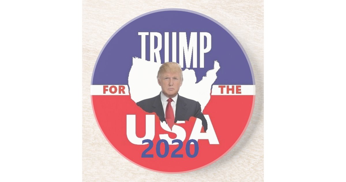 Donald TRUMP 2020 Coaster | Zazzle