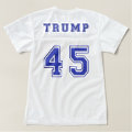 Donald Trump 45th President Blue Football Jersey | Zazzle