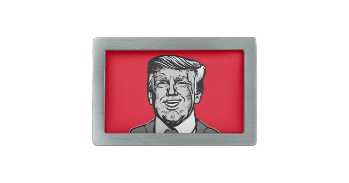 DONALD TRUMP BELT BUCKLE | Zazzle