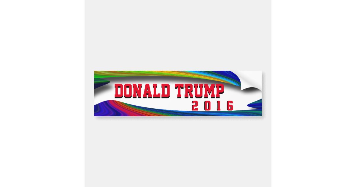 Donald Trump Bumper Sticker | Zazzle