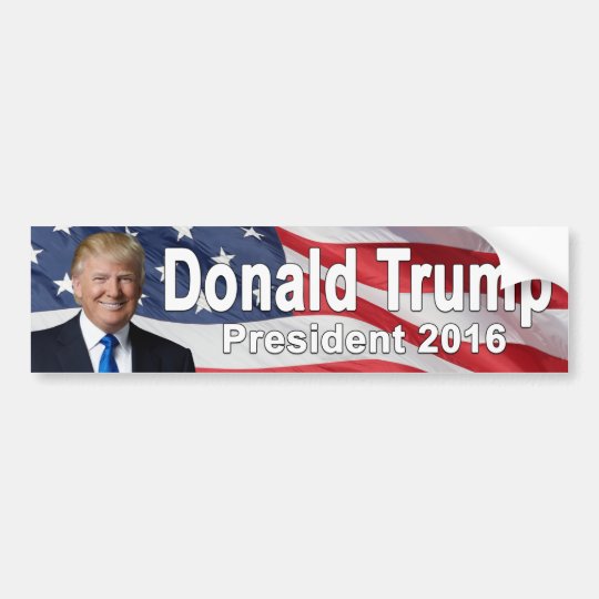 Donald Trump Bumper Sticker | Zazzle.com