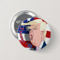 Donald Trump Cartoon Collector's Button | Zazzle