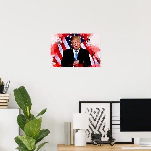 Donald Trump Celebration Poster | Zazzle