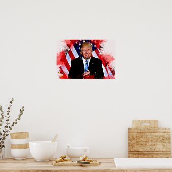 Donald Trump Celebration Poster | Zazzle
