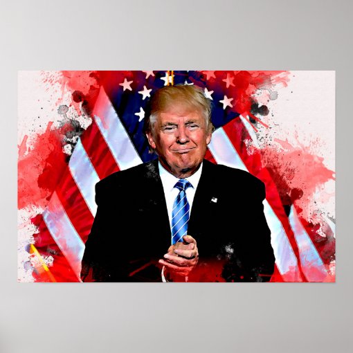 Donald Trump Celebration Poster | Zazzle