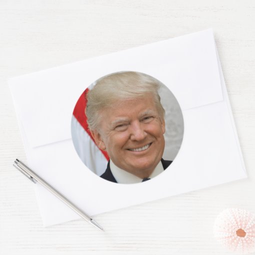 Donald Trump Classic Round Sticker | Zazzle