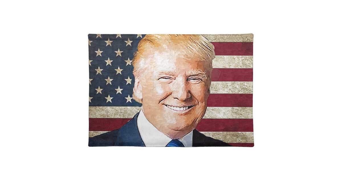 Donald Trump Cloth Placemat | Zazzle