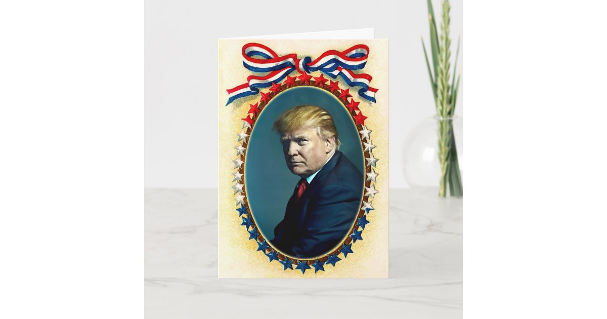 Donald Trump Customizable Holiday Card | Zazzle