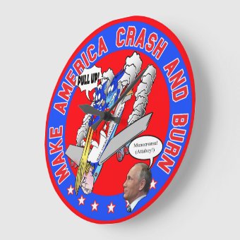 Donald Trump Doomsday Clock (Large) | Zazzle