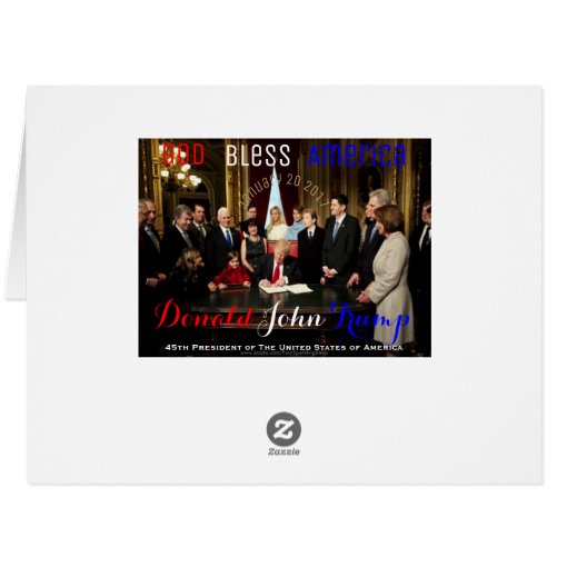 Donald Trump First Day as President of the USA | Zazzle