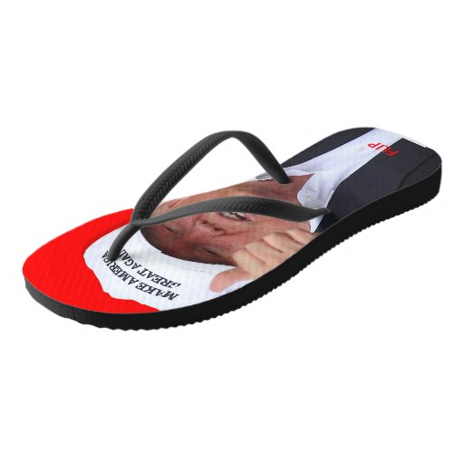 DONALD TRUMP: FLIP FLOP | Zazzle