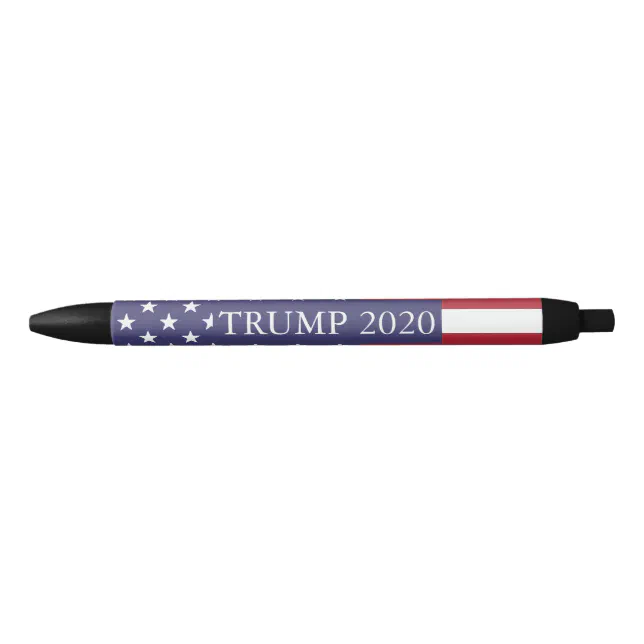 Donald Trump For President 2020 Black Ink Pen | Zazzle