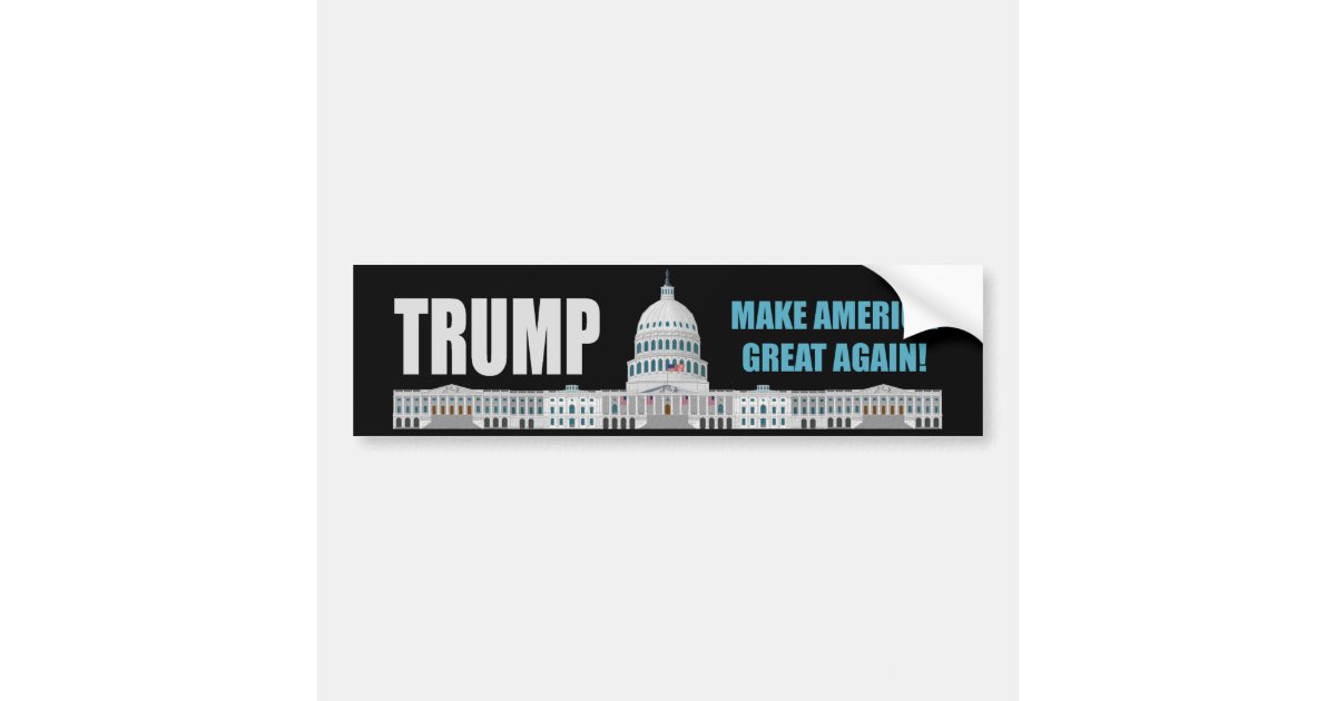 Donald Trump For President Bumper Sticker | Zazzle