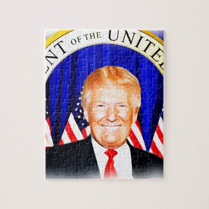 Donald TRUMP-for President of USA _ Jigsaw Puzzle | Zazzle.com