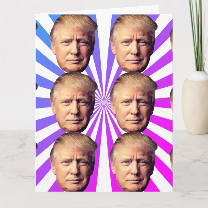 DONALD TRUMP GET WELL OVERSIZED CARD | Zazzle.com
