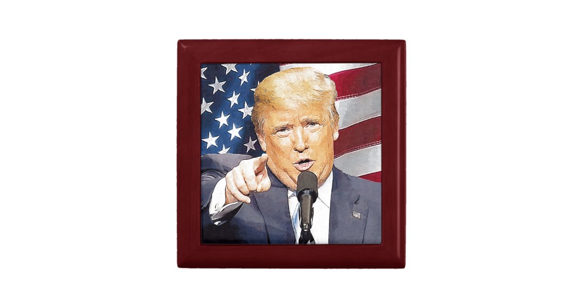 Donald Trump Gift Box | Zazzle