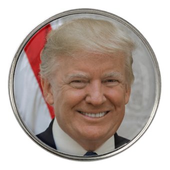Donald Trump Golf Ball Marker | Zazzle