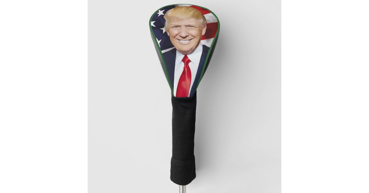 DONALD TRUMP GOLF DRIVER COVER | Zazzle