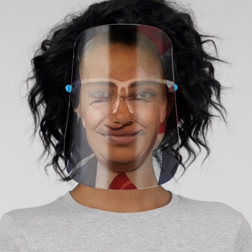 DONALD TRUMP HANDSOME FACE SHIELD | Zazzle