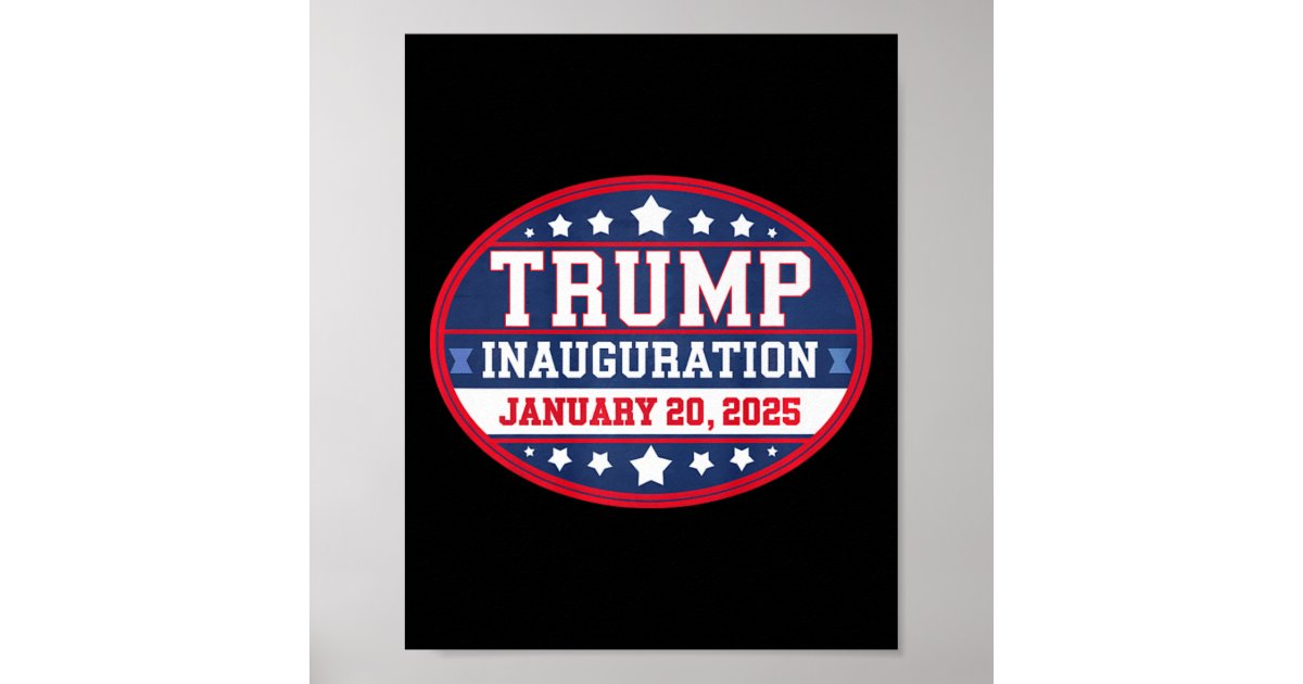 Donald Trump Inauguration Day 2025 Poster | Zazzle