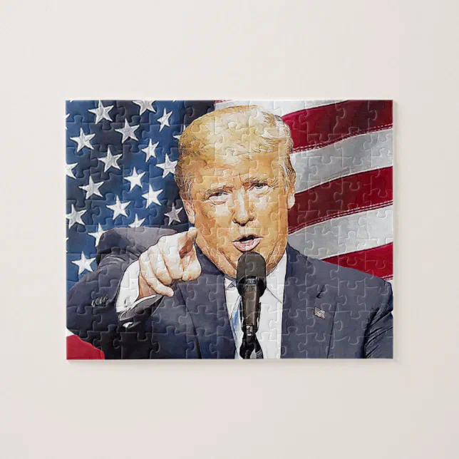 Donald Trump Jigsaw Puzzle | Zazzle