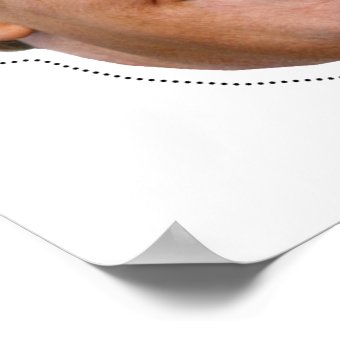 Donald Trump Mask Cutout Poster | Zazzle