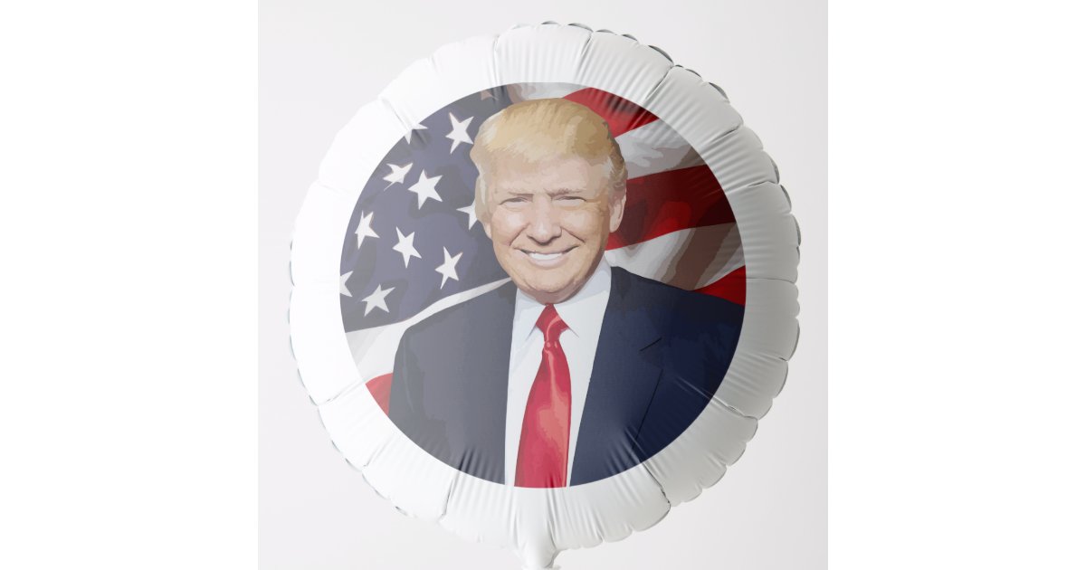 DONALD TRUMP PARTY BALLOON BALLOONS | Zazzle
