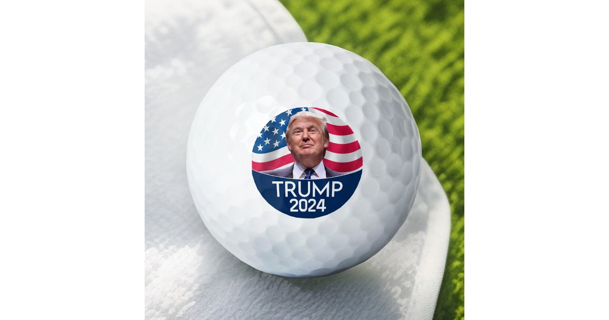 Donald Trump Photo - President Golf Balls | Zazzle