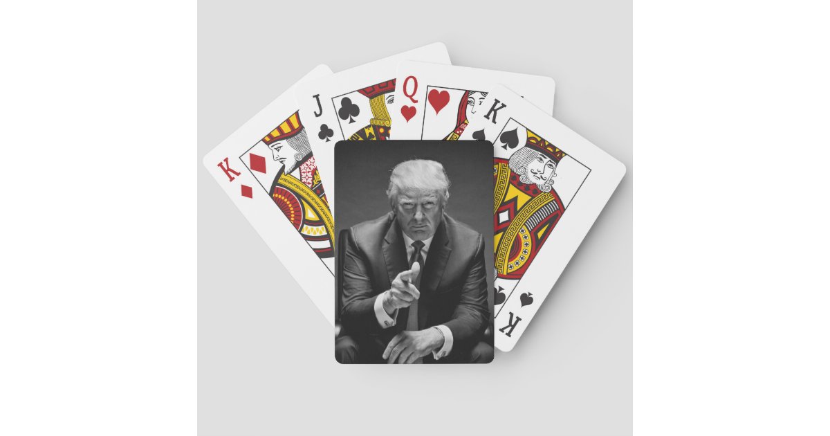 Donald Trump Playing Cards | Zazzle