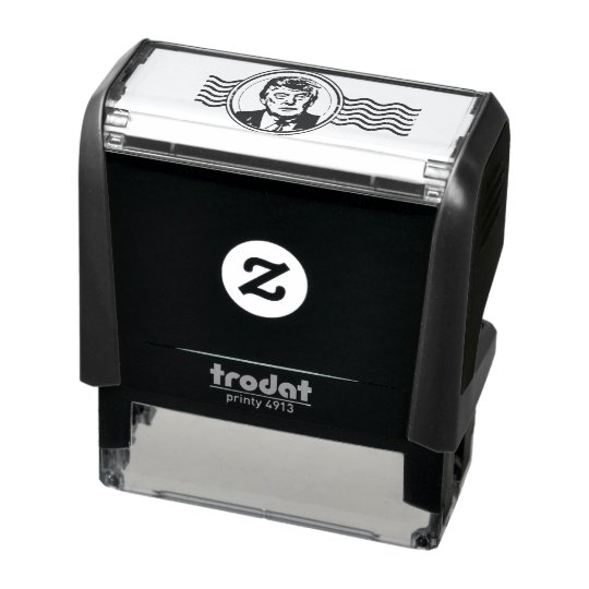 Donald Trump Postal Mail Art Self-inking Stamp | Zazzle.com