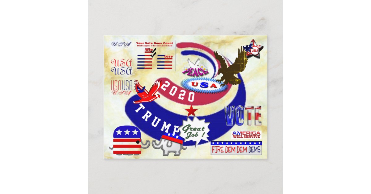 Donald Trump Postcard | Zazzle