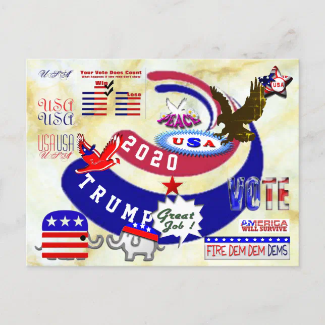 Donald Trump Postcard | Zazzle