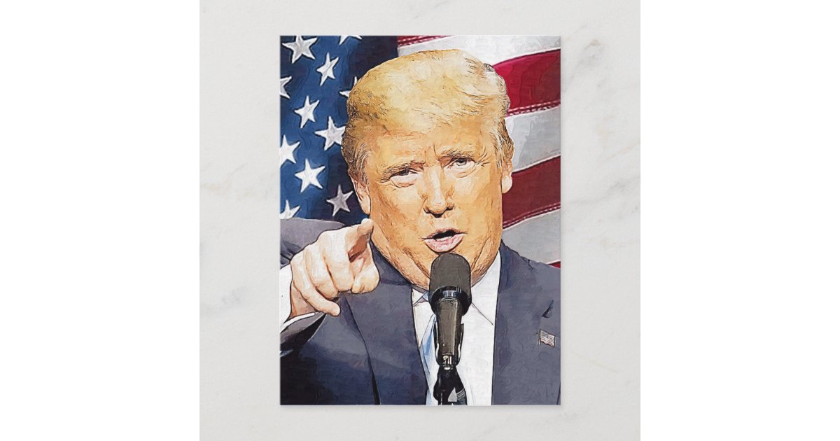 Donald Trump Postcard | Zazzle